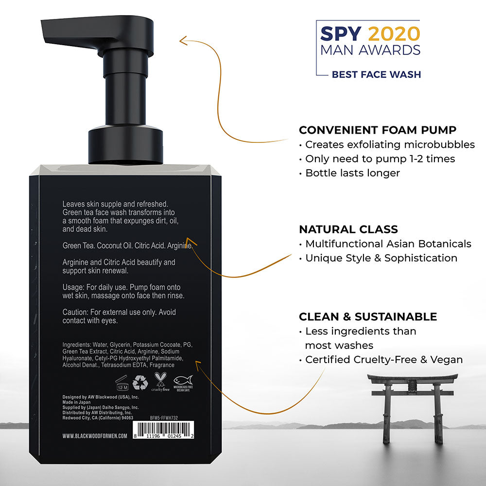 Bionutrient Foaming Face Wash Blackwood For Men