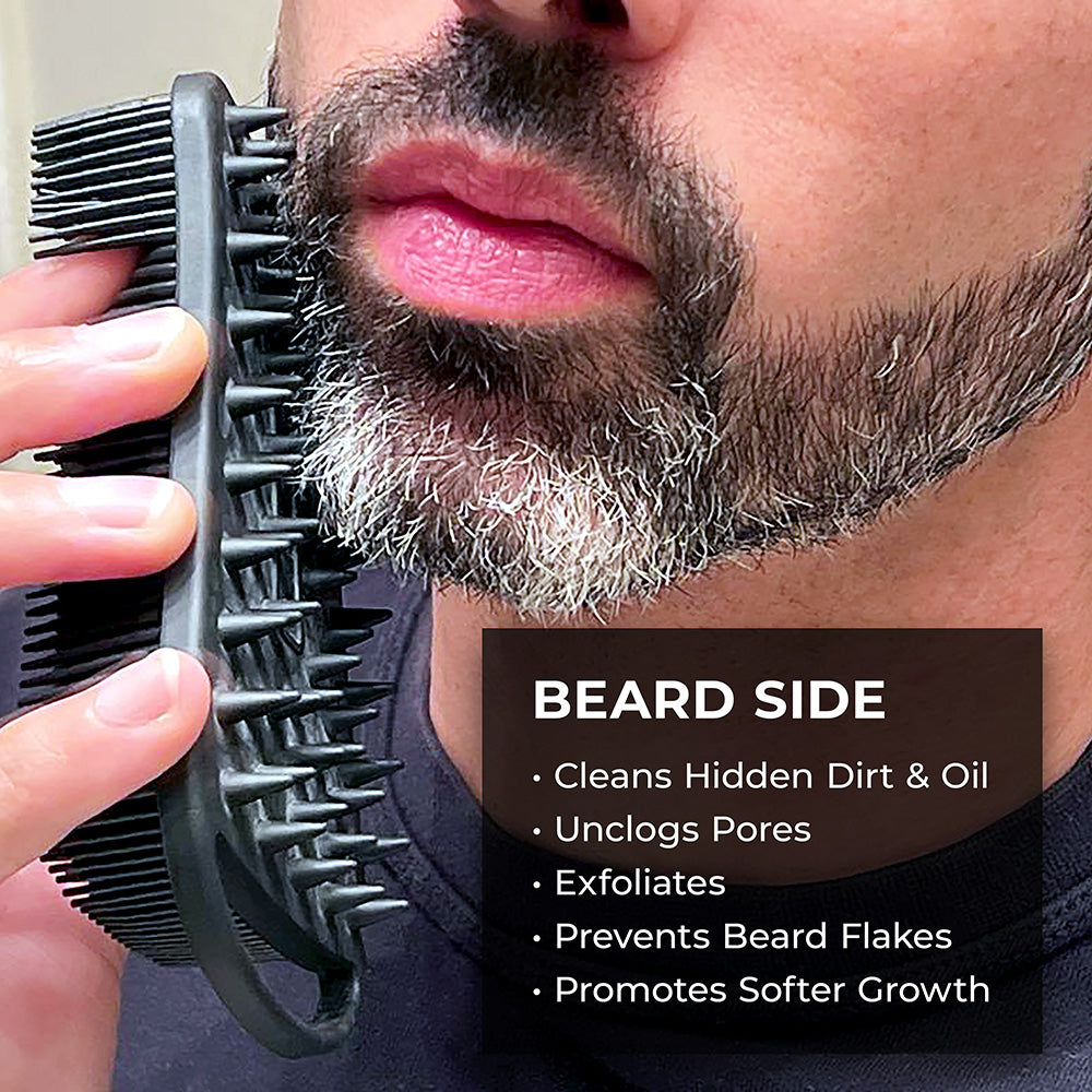 Double Duty Beard & Body Scrubber | Blackwood For Men